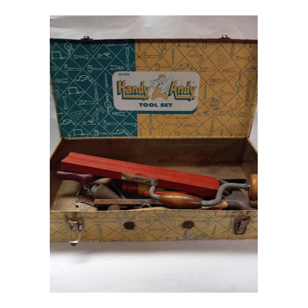 Vintage Handy Andy Children's Tool Set 650 R500 By Skil-Craft With ...